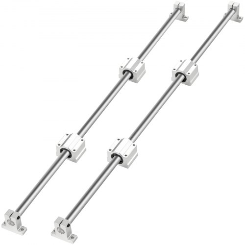 Optical Axis 16mm 1000mm Linear Rail Shaft Rod W/ Bearing Block & Guide ...