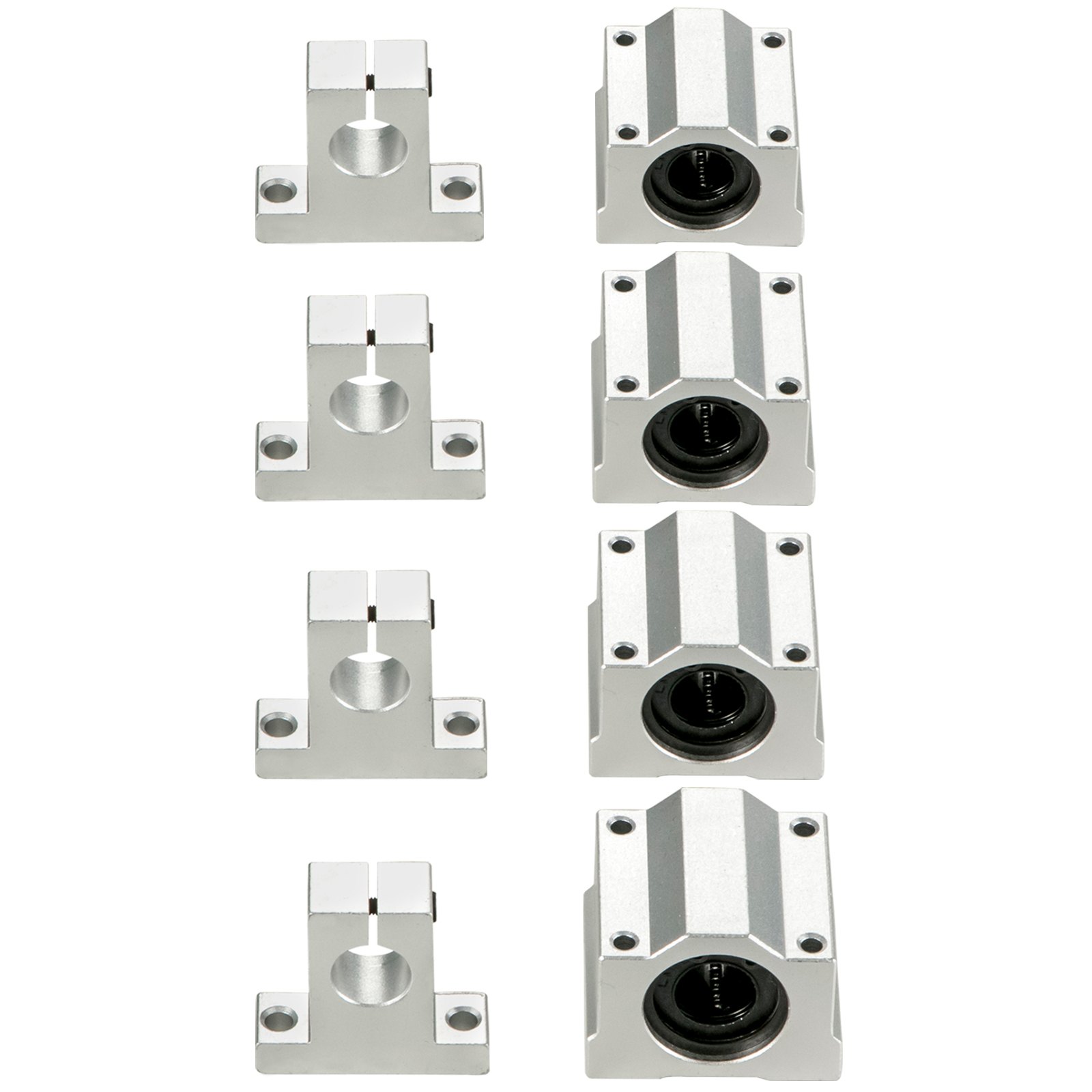 VEVOR Linear Rail Slide 2PCs 20mm x 1200mm Linear Bearing Slide Set ...