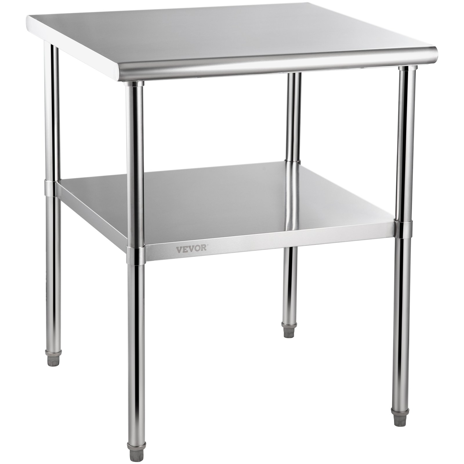 VEVOR Stainless Steel Prep Table, 30 x 30 x 36 Inch, 800lbs Load ...