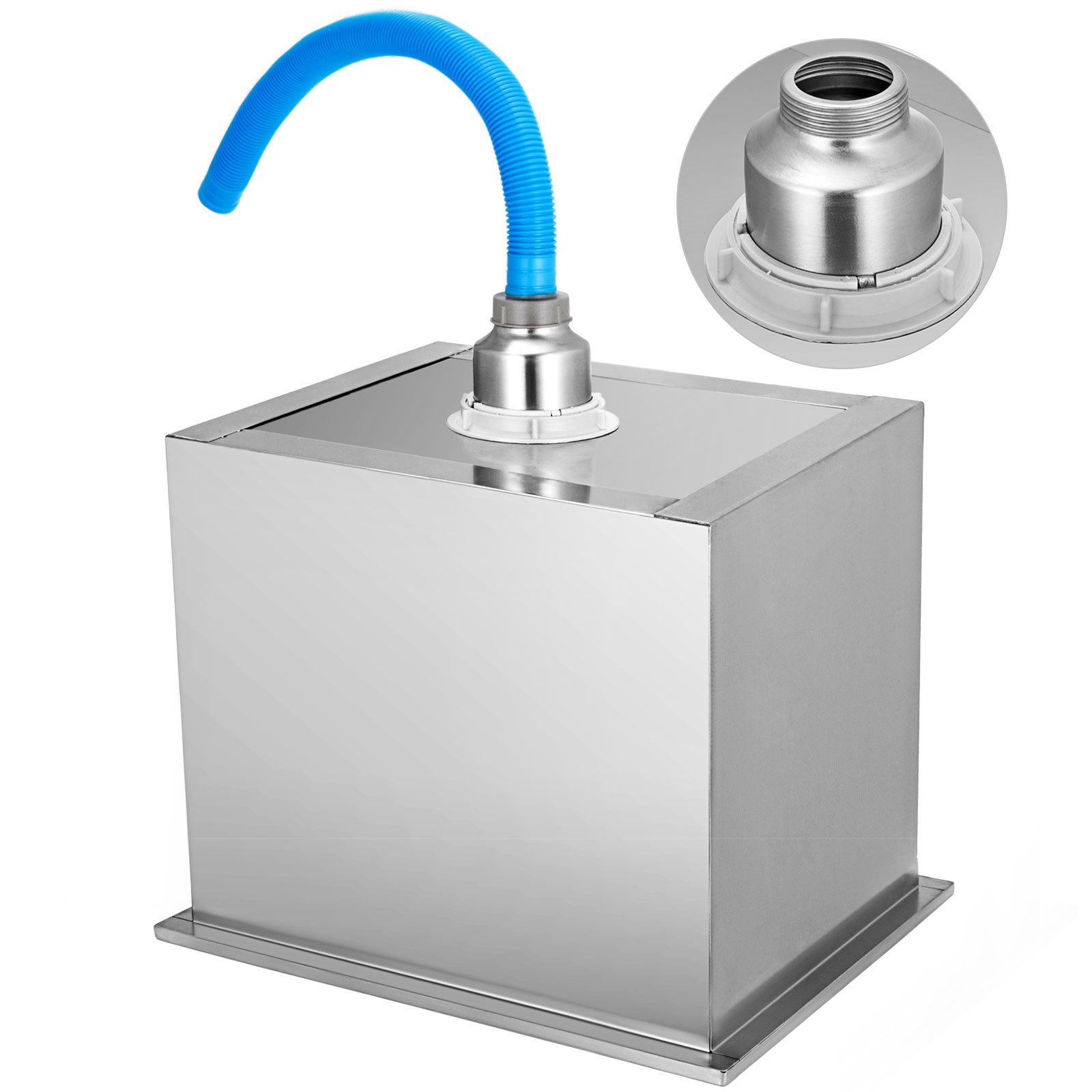 VEVOR Drop In Ice Chest Cooler Stainless Steel W/ Push-Pull Cover ...