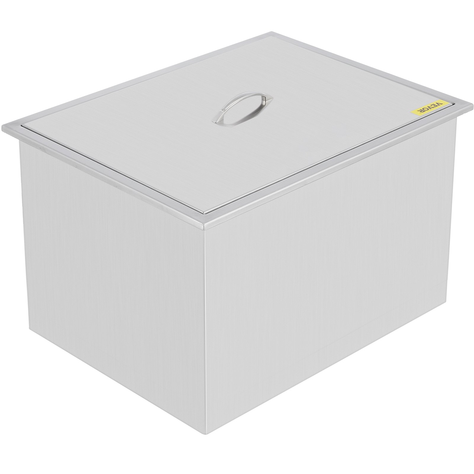 VEVOR Drop In Ice Chest 21.2L x 16.8W x 17.6H Inch with Cover Stainless ...