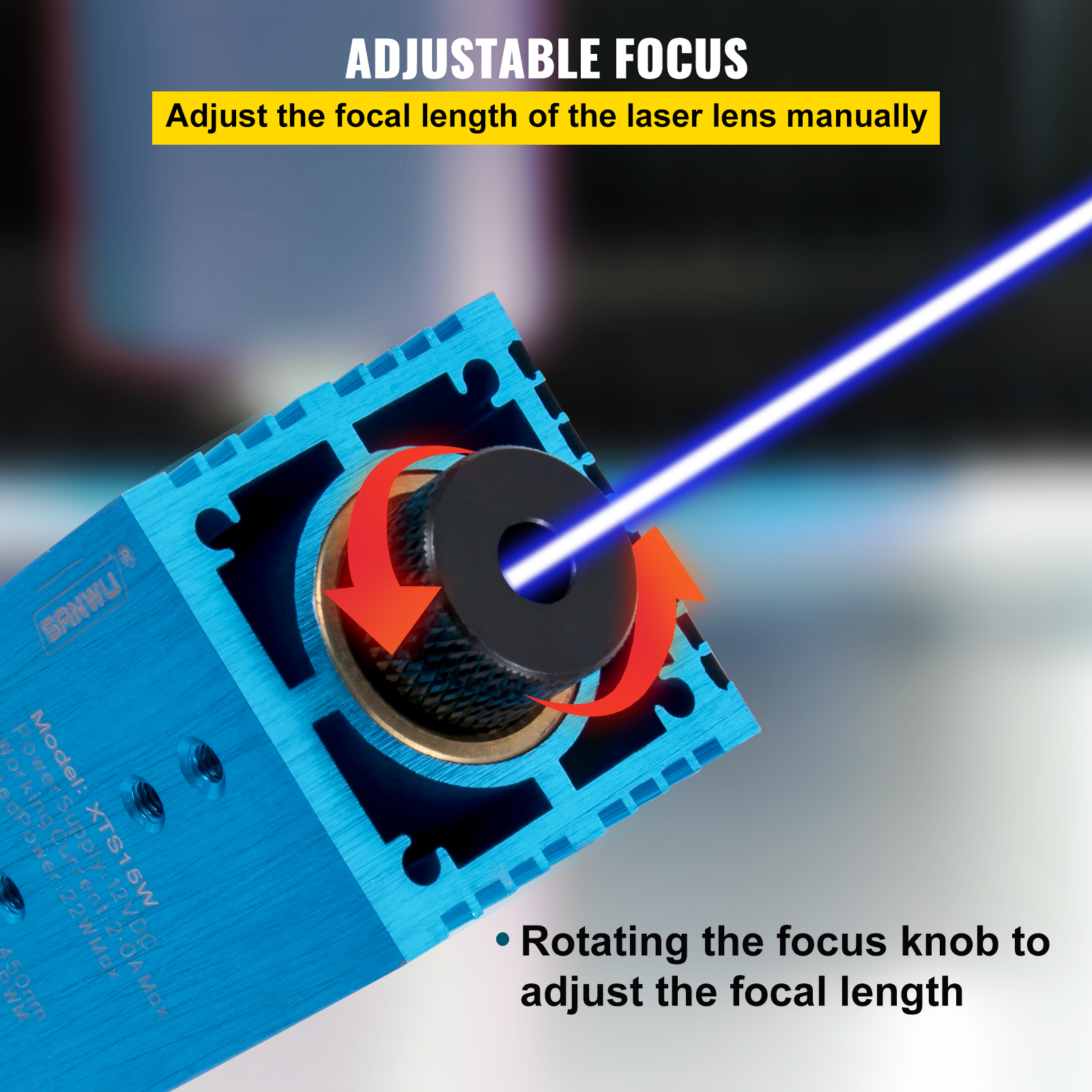 VEVOR Vevor Laser Module 15w,cnc Laser Module 450nm 12v Laser ...