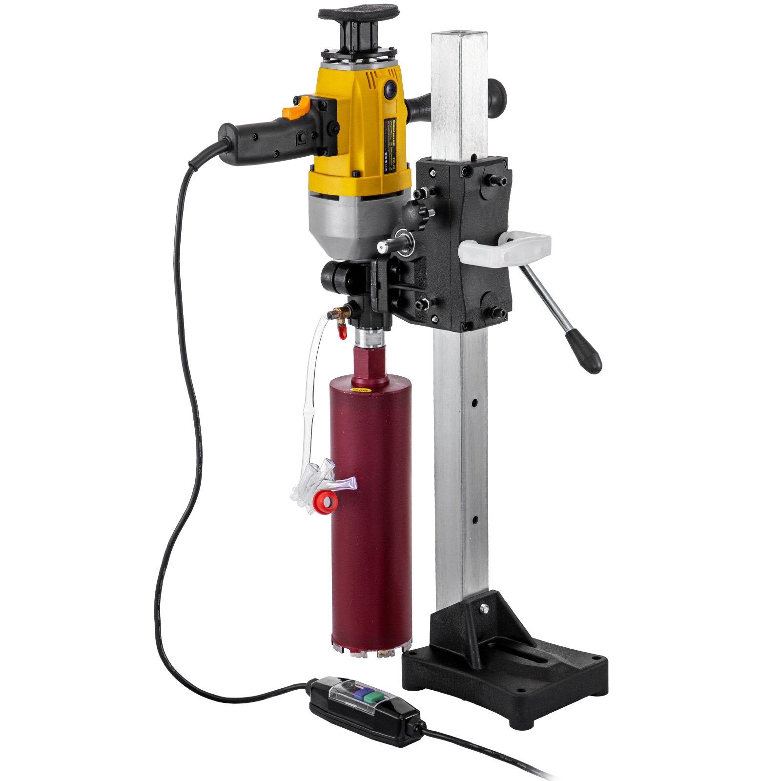VEVOR 6.3 Inchs(160MM) Core Drill Machine,1980W Core Drill Rig,Powerful ...