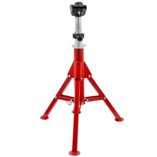 Pipe Jack Stand With 2-Ball Transfer V-Head and Folding Legs 1300LB ...