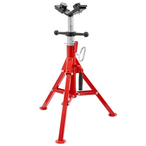VEVOR Pipe Jack Stand with 2-Ball Transfer V-Head and Folding Legs ...