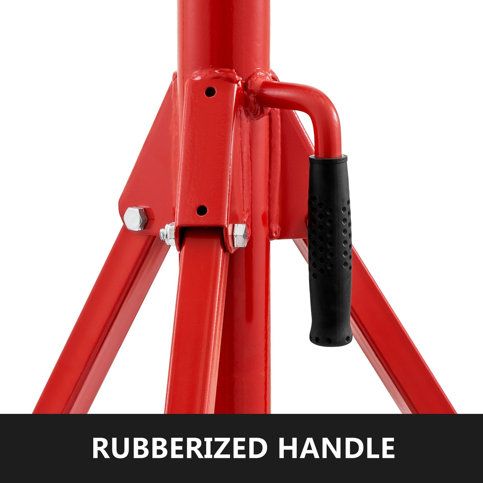 VEVOR Pipe Jack Stand with 2-Ball Transfer V-Head 6mm Thickness and ...