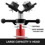 VEVOR Pipe Jack Stand with 4-Ball Transfer V-Head 6mm Thickness and ...