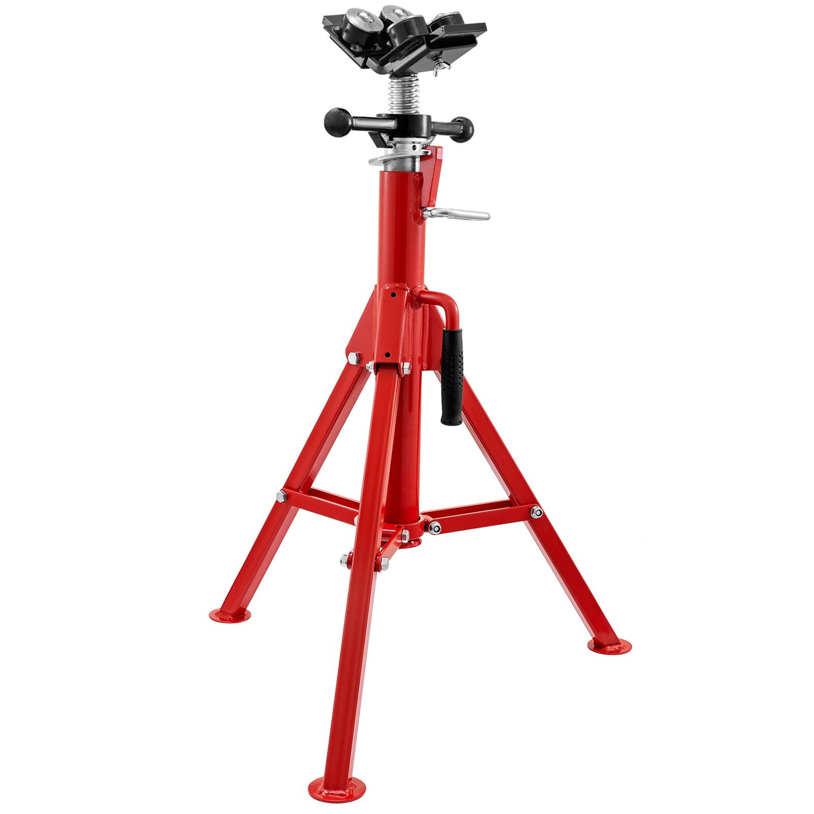 VEVOR Pipe Jack Stand with 4-Ball Transfer V-Head 6mm Thickness and ...