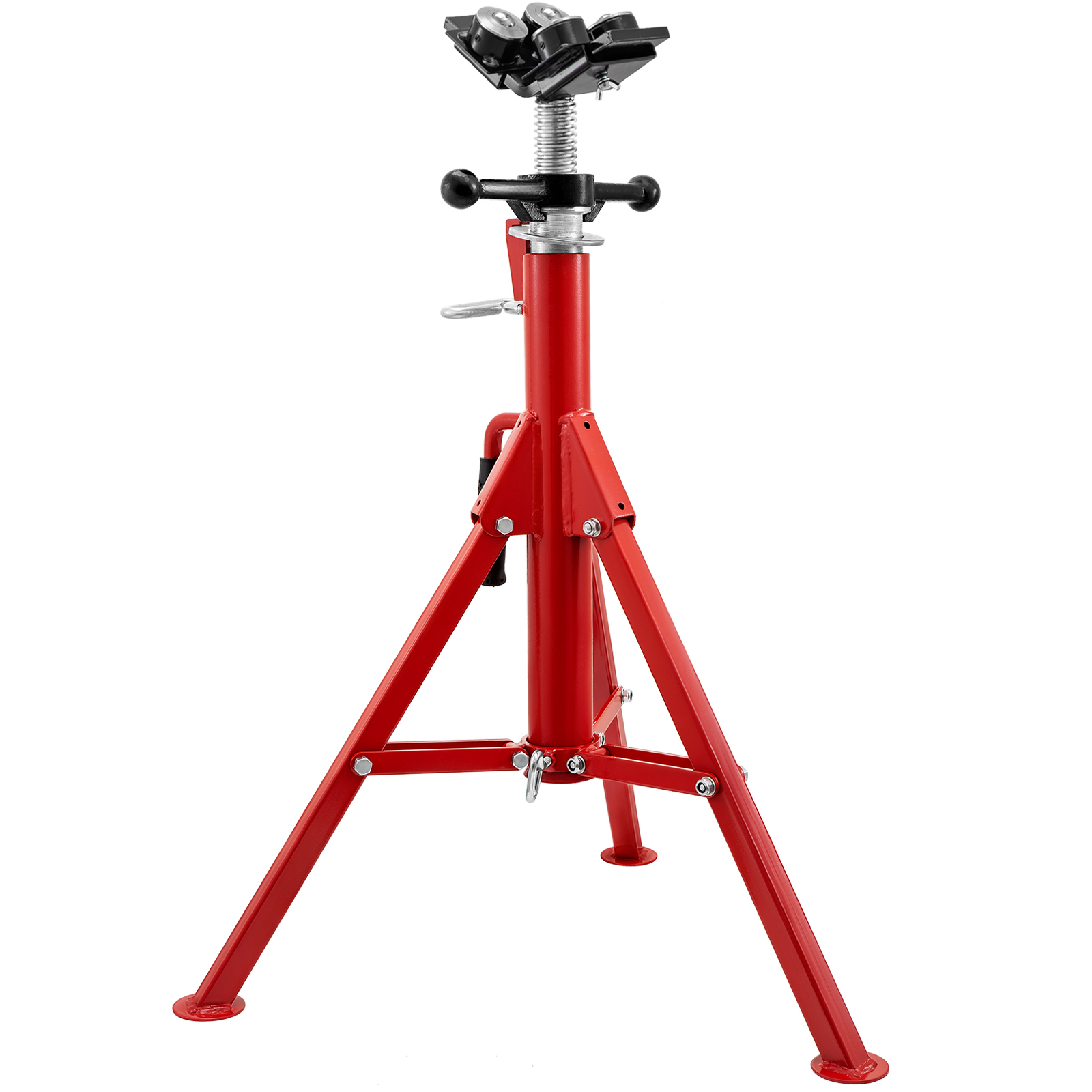 VEVOR Pipe Jack Stand with 4-Ball Transfer V-Head 6mm Thickness and ...