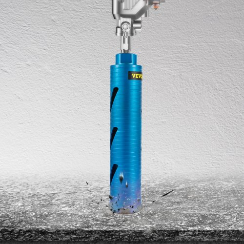 VEVOR Dry Core Drill Bit, 3" / 76.2mm Diameter 5/8"-11 Shank Arbor with ...