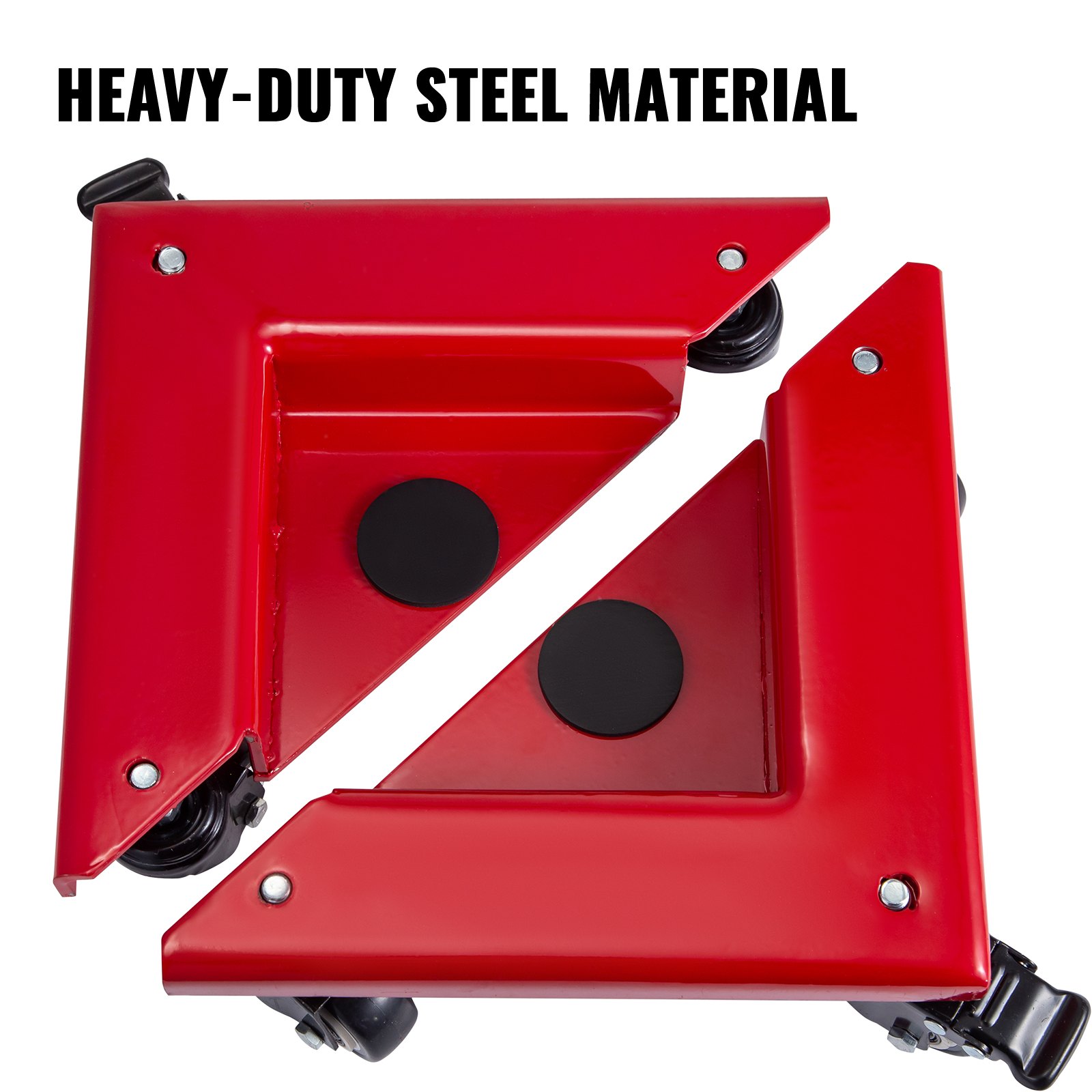 VEVOR Safe Dolly 3 Wheel (1 Locking & 2 Swivel), Corner Mover 1380 Lbs ...