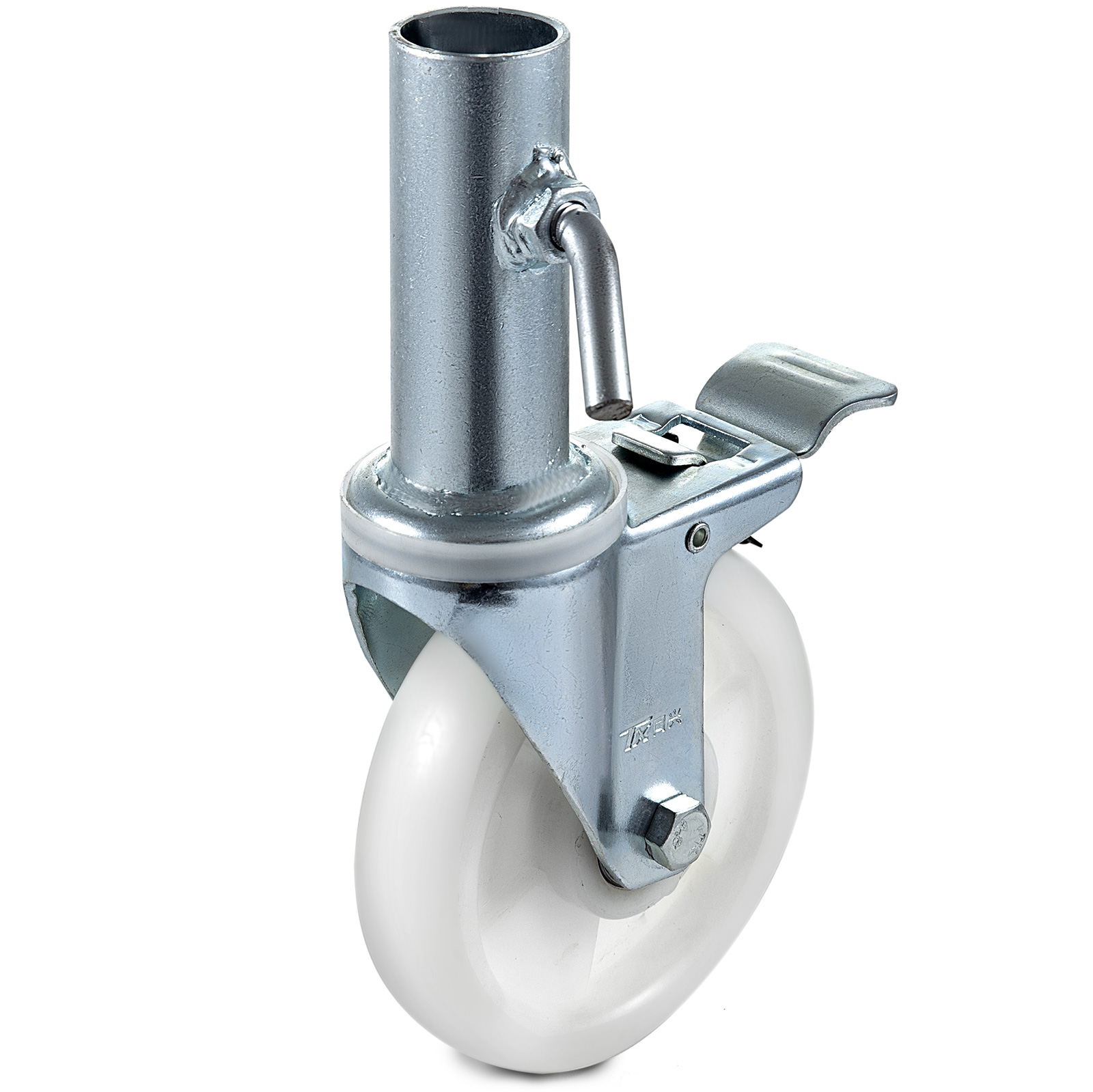 4 Pack 5" Heavy Duty Scaffolding PP Swivel Caster With Dual Locking ...