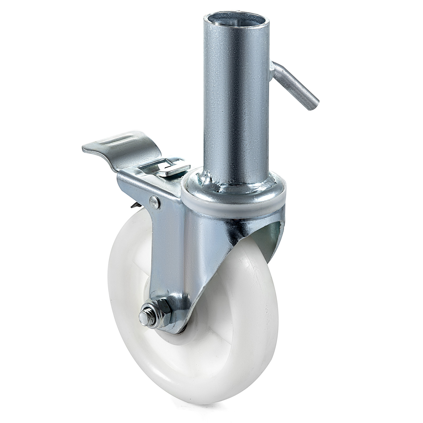 4 Pack 5" Heavy Duty Scaffolding PP Swivel Caster With Dual Locking ...
