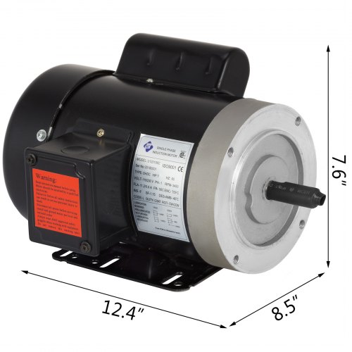 New 1Hp Electric Motor 120156C Single Phase 56C Frame TEFC 115/230V ...