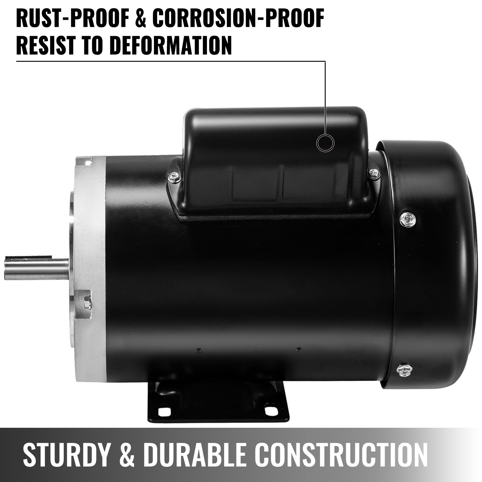 New 1Hp Electric Motor 140156C Single Phase 56C Frame TEFC 115/230V ...