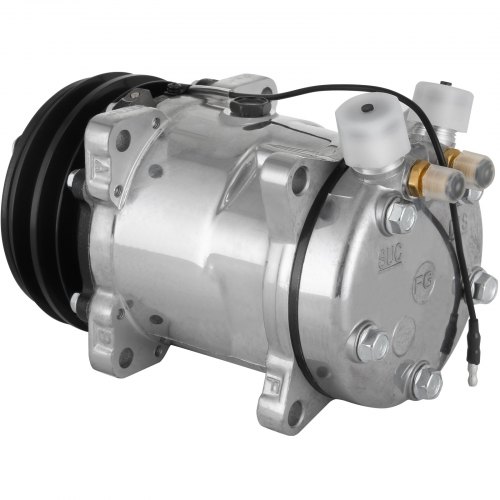 SD508 Sanden Style AC Compressor V-Belt 2 Groove Pulley 3/4" 7/8" A/C ...