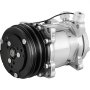 SD508 Sanden Style AC Compressor V-Belt 2 Groove Pulley 3/4" 7/8" A/C ...