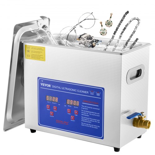 VEVOR Commercial Ultrasonic Cleaner 6L Professional Ultrasonic Cleaner ...