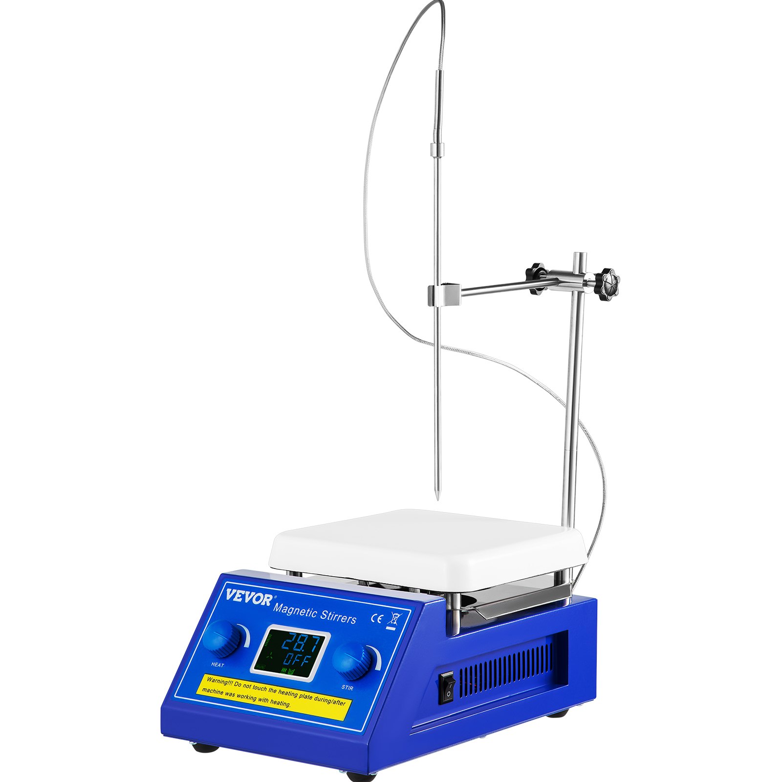 VEVOR Magnetic Stirrer Hot Plate, 5000ml Capacity 320°C/608°F Max Temp ...