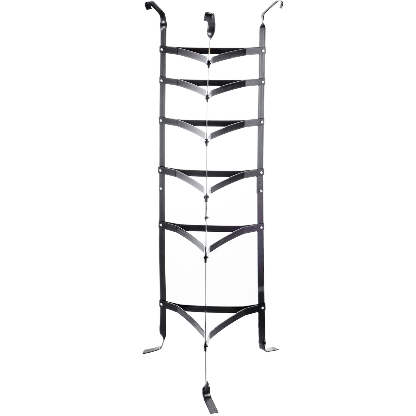 VEVOR 6-Tier Cookware Stand, 61-inch Multi-Layer Pot Rack, Carbon Steel ...