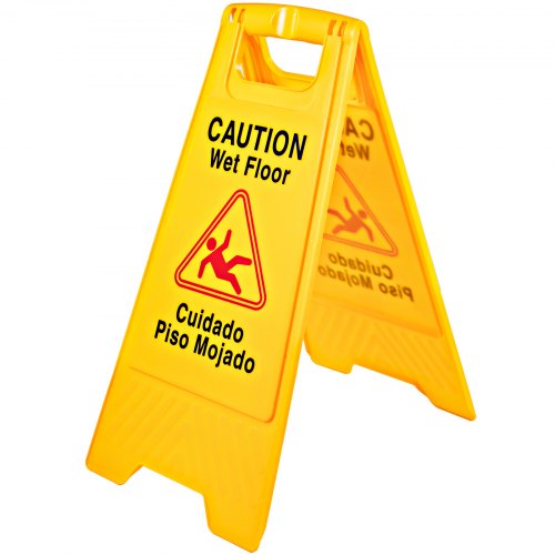 VEVOR 6 Pack Caution Wet Floor Signs Yellow Wet Floor Sign Double Sided ...