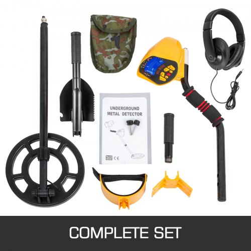 VEVOR Metal Detector Waterproof Disc Metal detectors Underwater ...