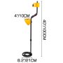 VEVOR Metal Detector Waterproof Disc Metal detectors Underwater ...