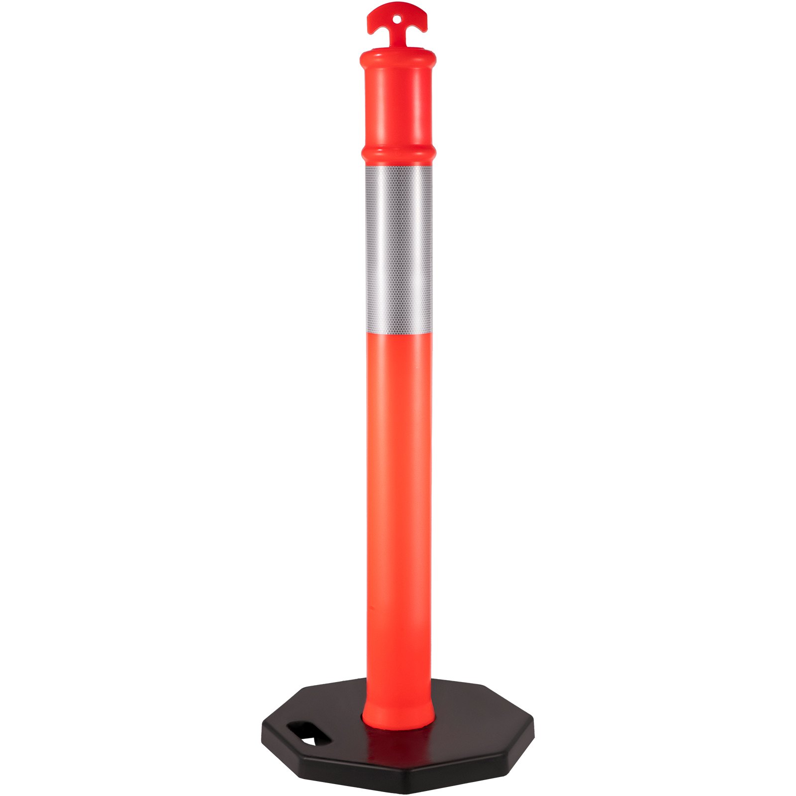 VEVOR 12Pack Traffic Delineator Posts 44 Inch Height, Channelizer Cones ...