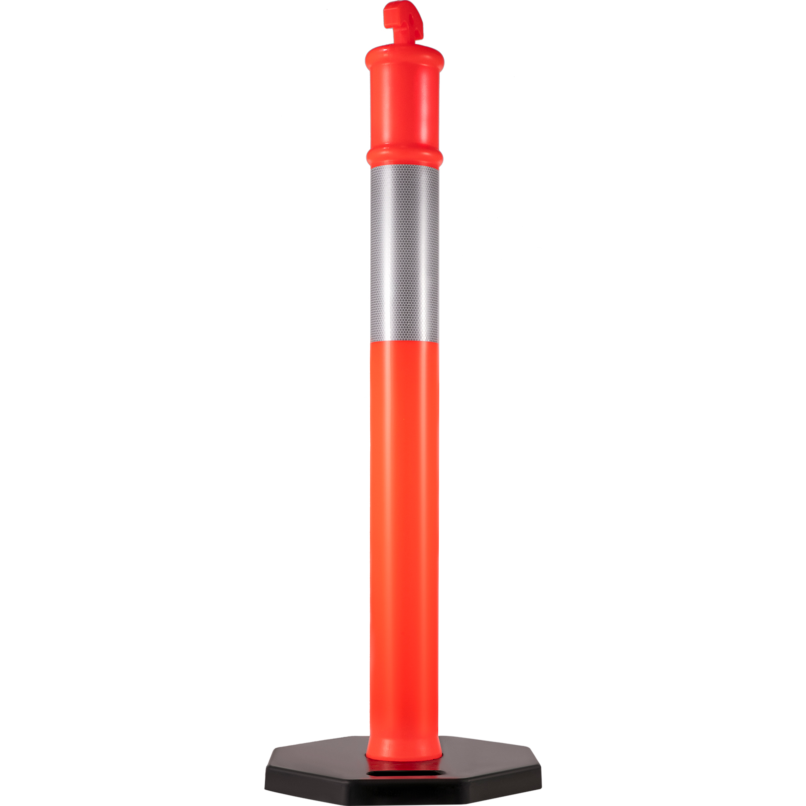 Traffic Safety Post 44" Delineator Cones/Posts Pack of 12 Posts, with ...