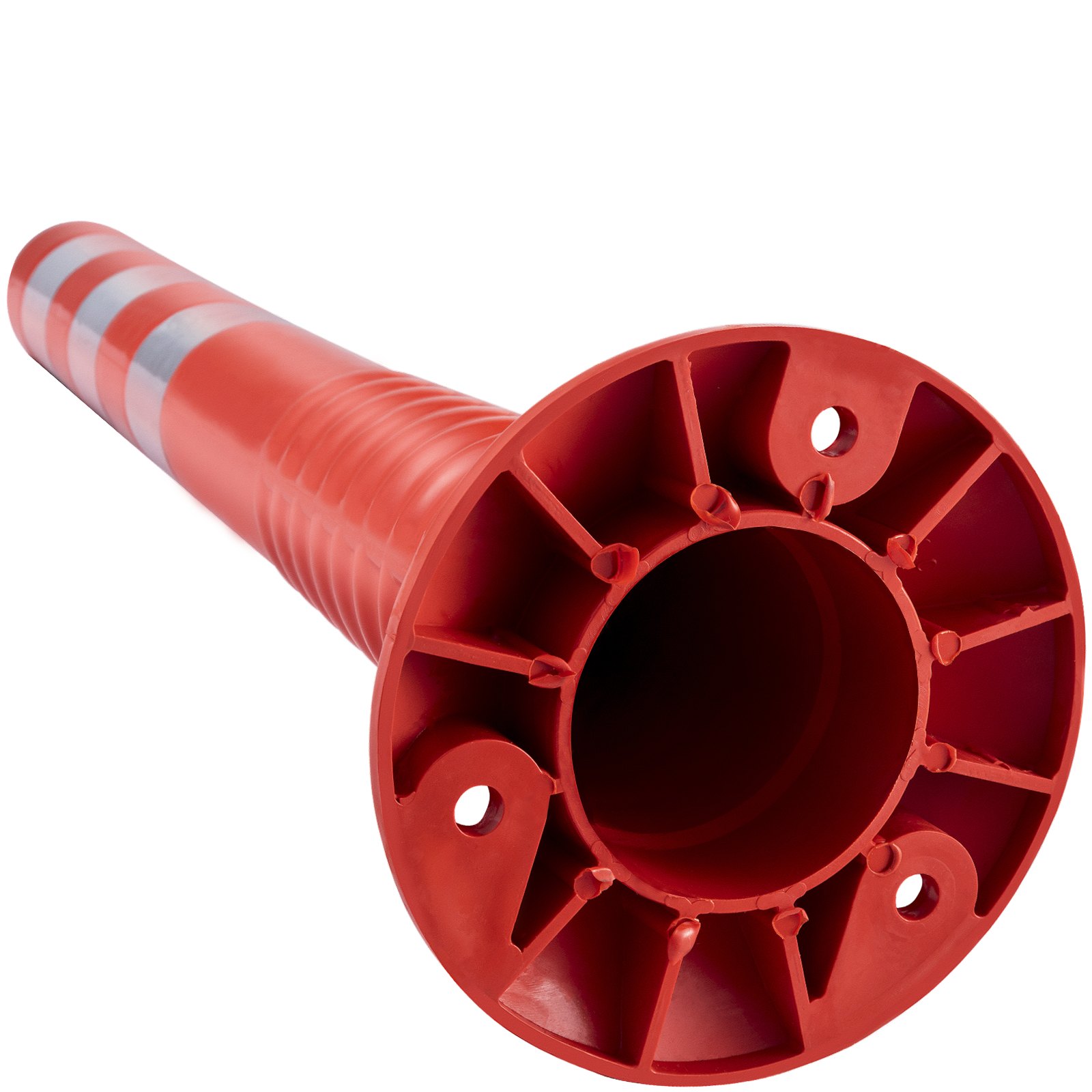 VEVOR Traffic Delineator, 6 PCS Posts Channelizer Cone, Delineator Post ...