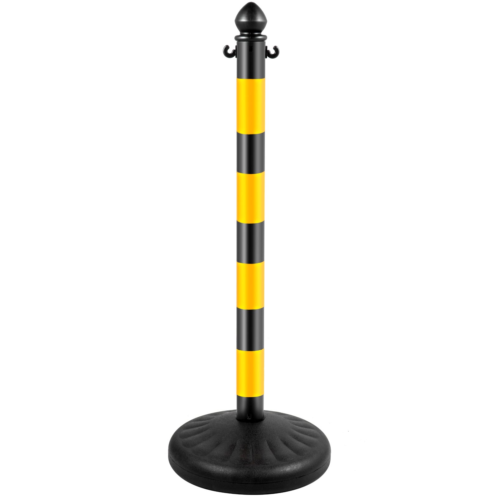 VEVOR Plastic Stanchion, 4pcs Chain Stanchion, Outdoor Stanchion w/ 4 x ...