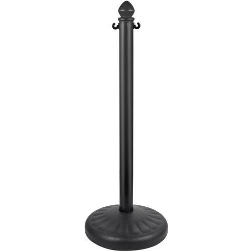 VEVOR Plastic Stanchion, 4pcs Chain Stanchion, Outdoor Stanchion w/ 4 x ...