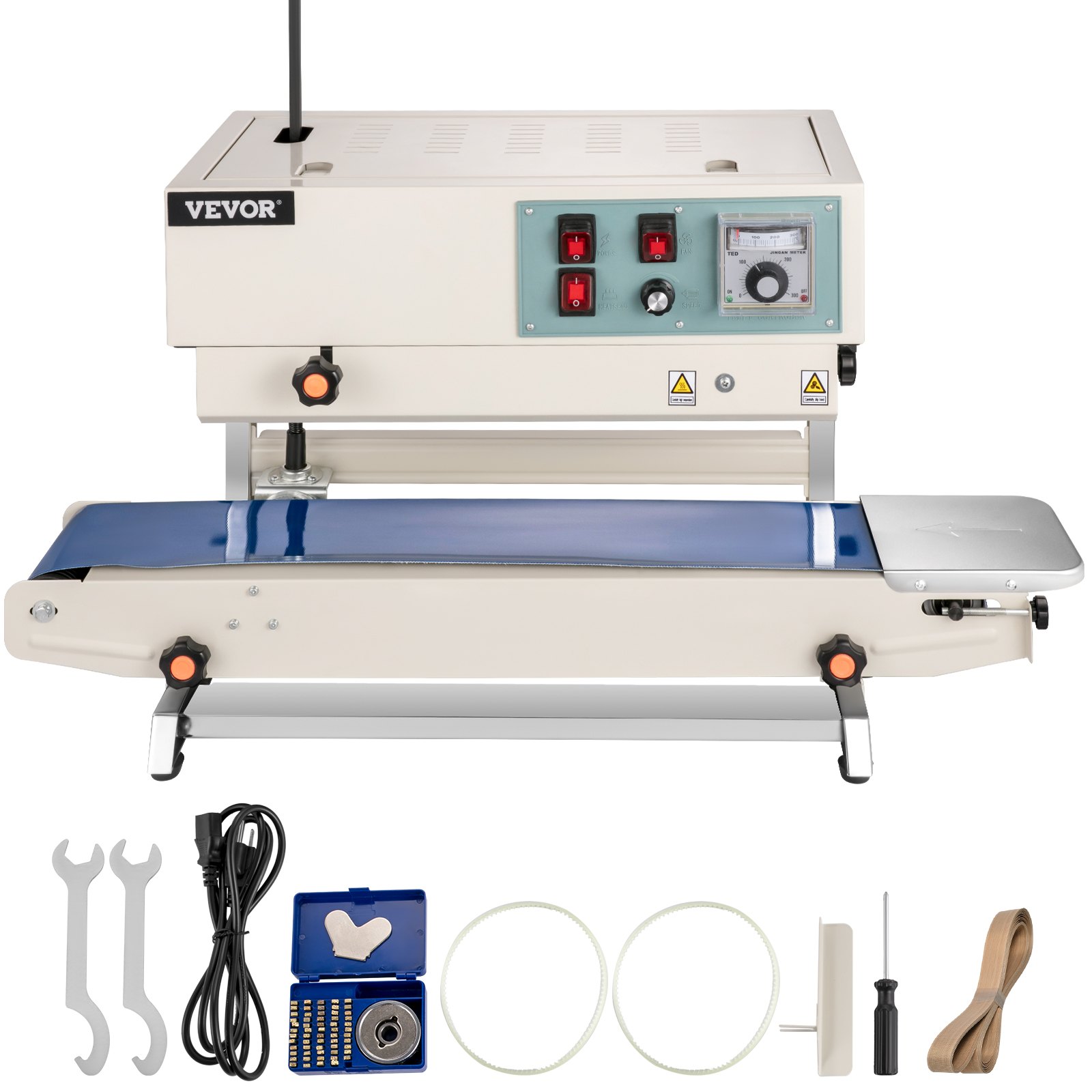 VEVOR VEVOR Continuous Band Sealer FR900 Auto Vertical Sealing Machine ...