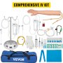 Vevor Intravenous Practice Arm Kit Phlebotomy Arm 25 Pieces Pvc For ...