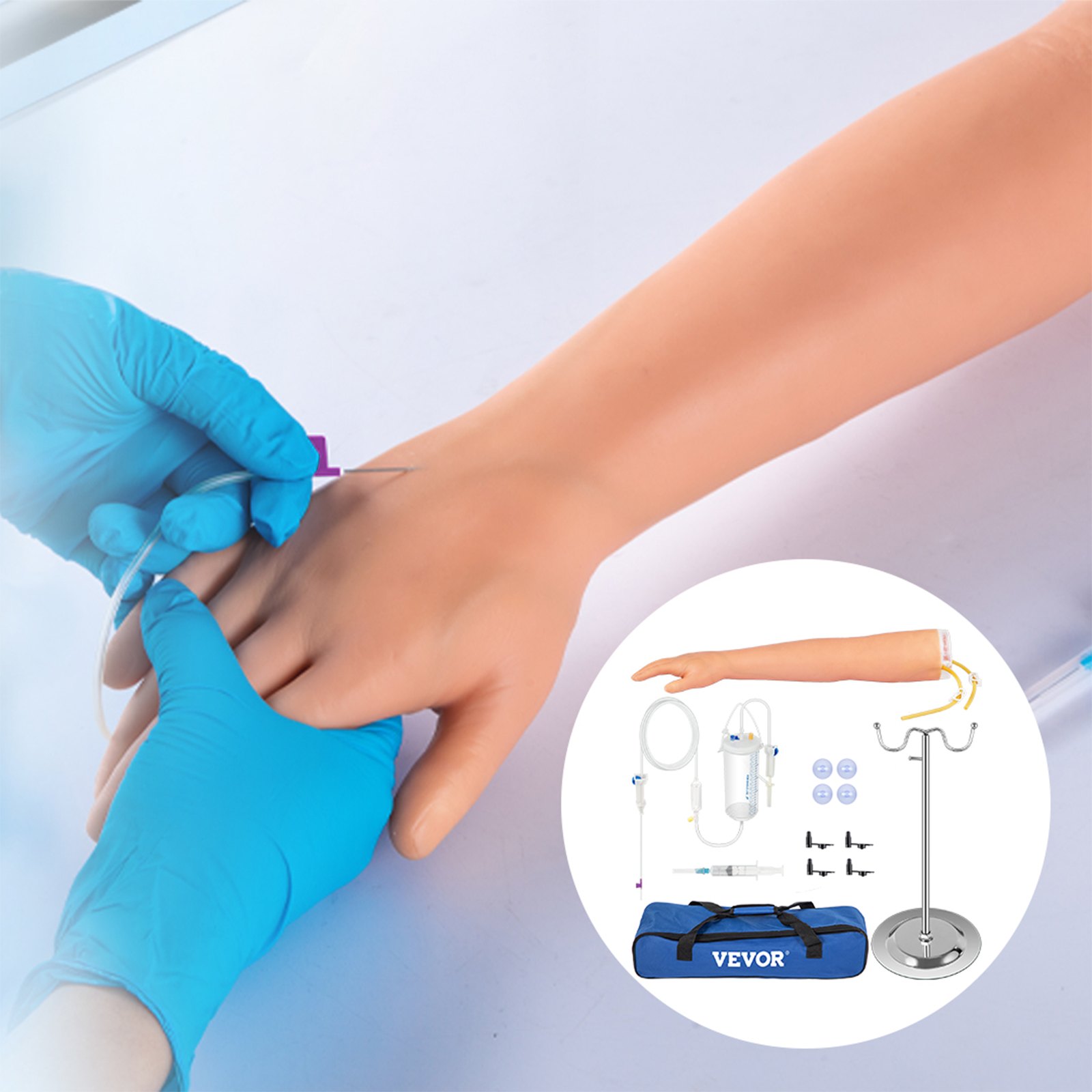 VEVOR 12 PCS Phlebotomy Practice Kit, IV Venipuncture Intravenous ...