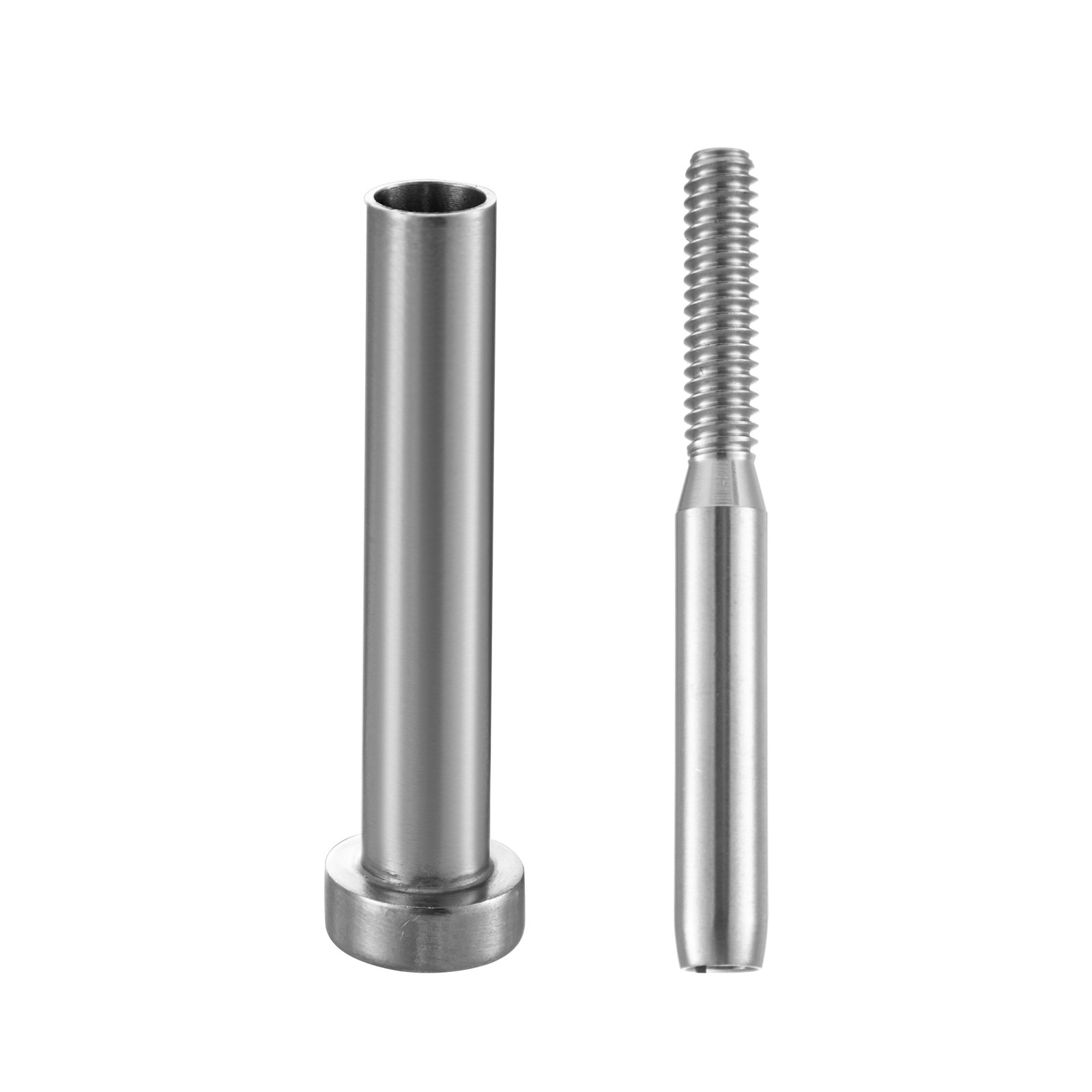 VEVOR Cable Railing Swage 3/16 Inch Stainless Steel Railing 104 Pack ...