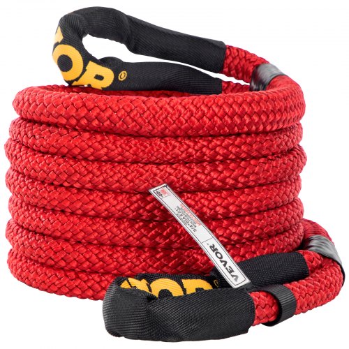 VEVOR 3/4" x 21' Kinetic Recovery Rope, 19,200 lbs, Heavy Duty Nylon ...