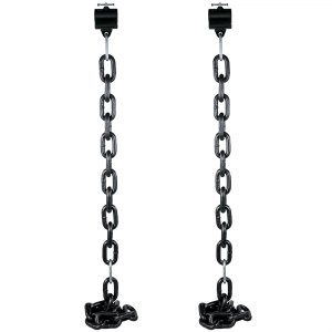 Weight Lifting Chains Pairs 35lb/16KG Olympic Barbell Chain Training w ...