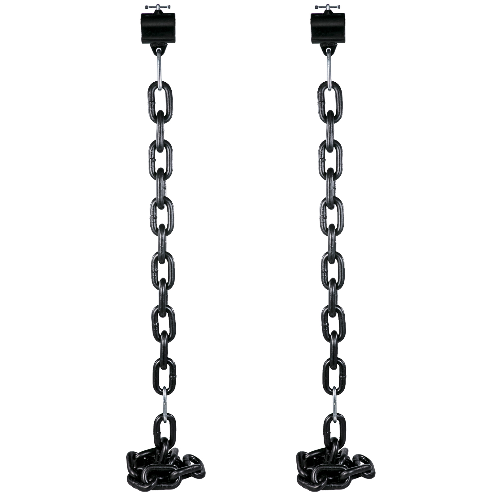 Weight Lifting Chains Pairs 35lb/16KG Olympic Barbell Chain Training w ...