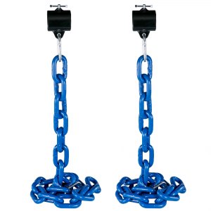 Weight Lifting Chains Olympic Bar Barbell Chain Pairs 35LB Collars ...