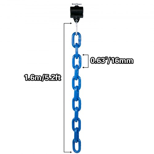 VEVOR Weight Lifting Chains, 1 Pair 35LBS/16kg Weight lifting Chains ...