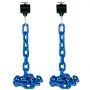 Weight Lifting Chains Olympic Bar Barbell Chain Pairs 35LB Collars ...