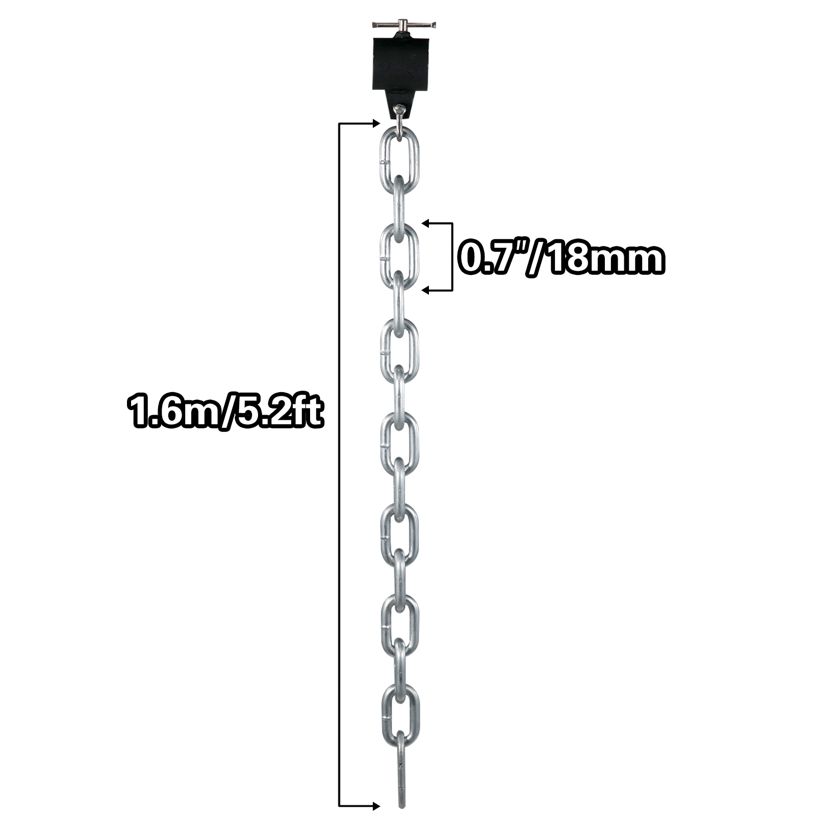 Weight Lifting Chains Olympic Bar Barbell Chain Pairs 44lb Collars ...