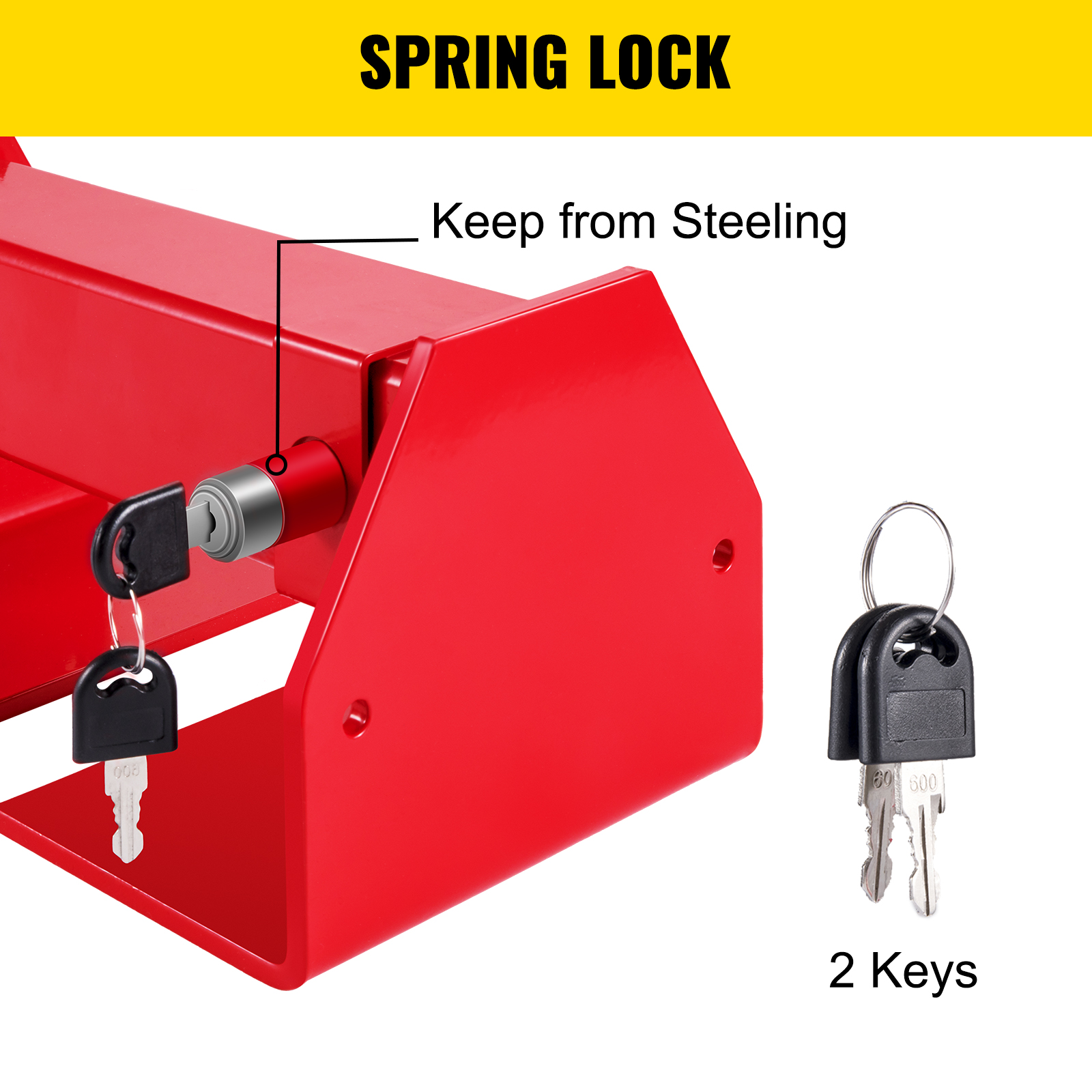 Vevor Heavy Duty Cargo Lock Cargo Container Lock 9.84"-17.32" Range ...