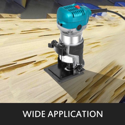 800W Max Torque Variable Speed 30,000RPM Compact Router with Collets 1/ ...