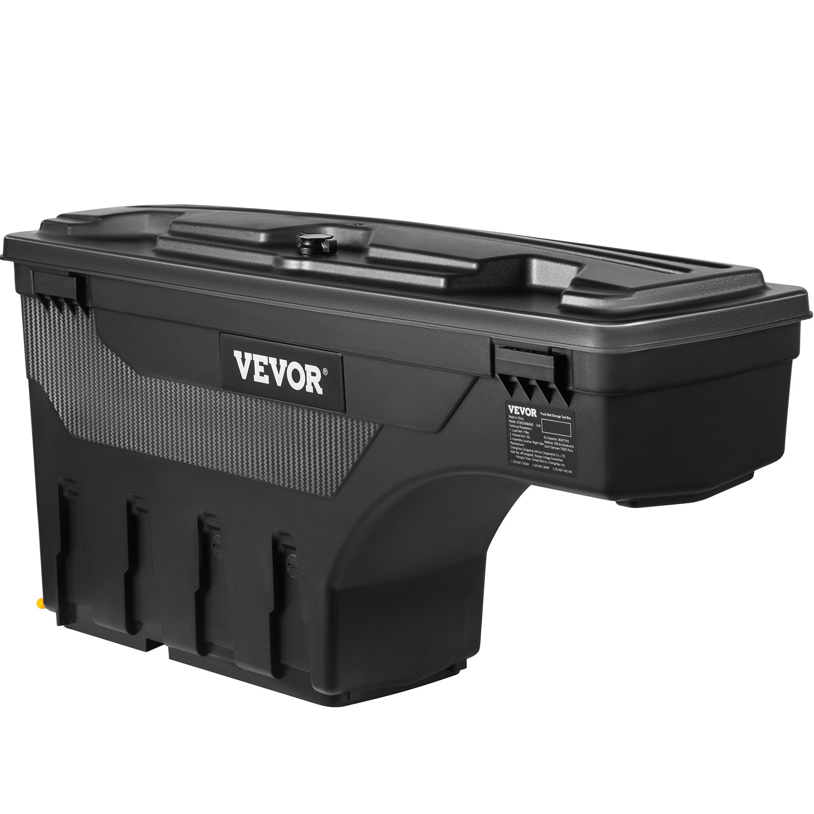 VEVOR Truck Bed Storage Box Lockable for 2019-21 Chevrolet Silverado ...