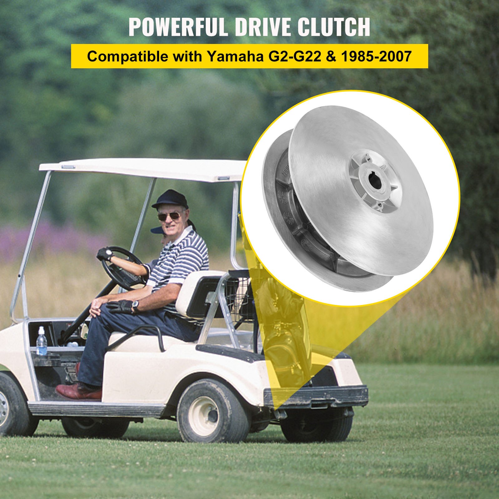 VEVOR Heavy Duty Rear Driven Clutch Kit Secondary Clutch Compatible ...