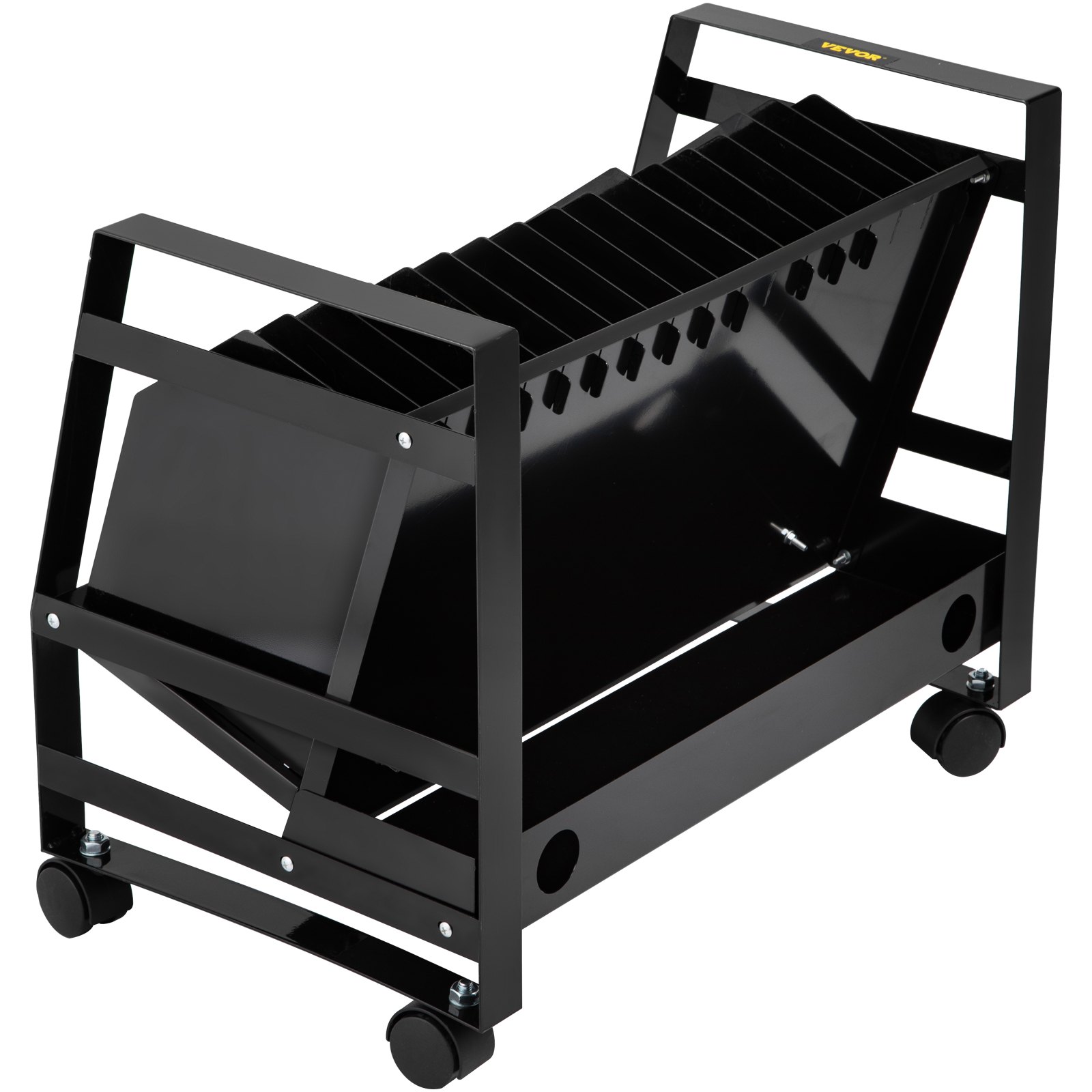VEVOR Open Charging Cart, 16 Device, Charging Cabinet for Charge and ...