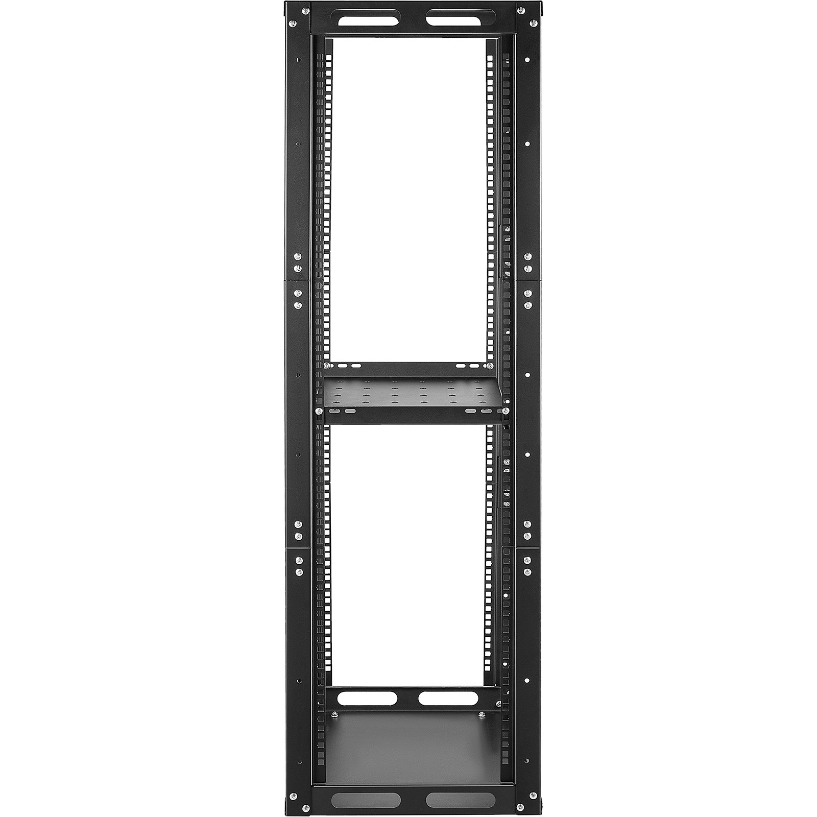 VEVOR Server Rack, 28U Open Frame Rack, 4-Post IT Server Network Relay ...