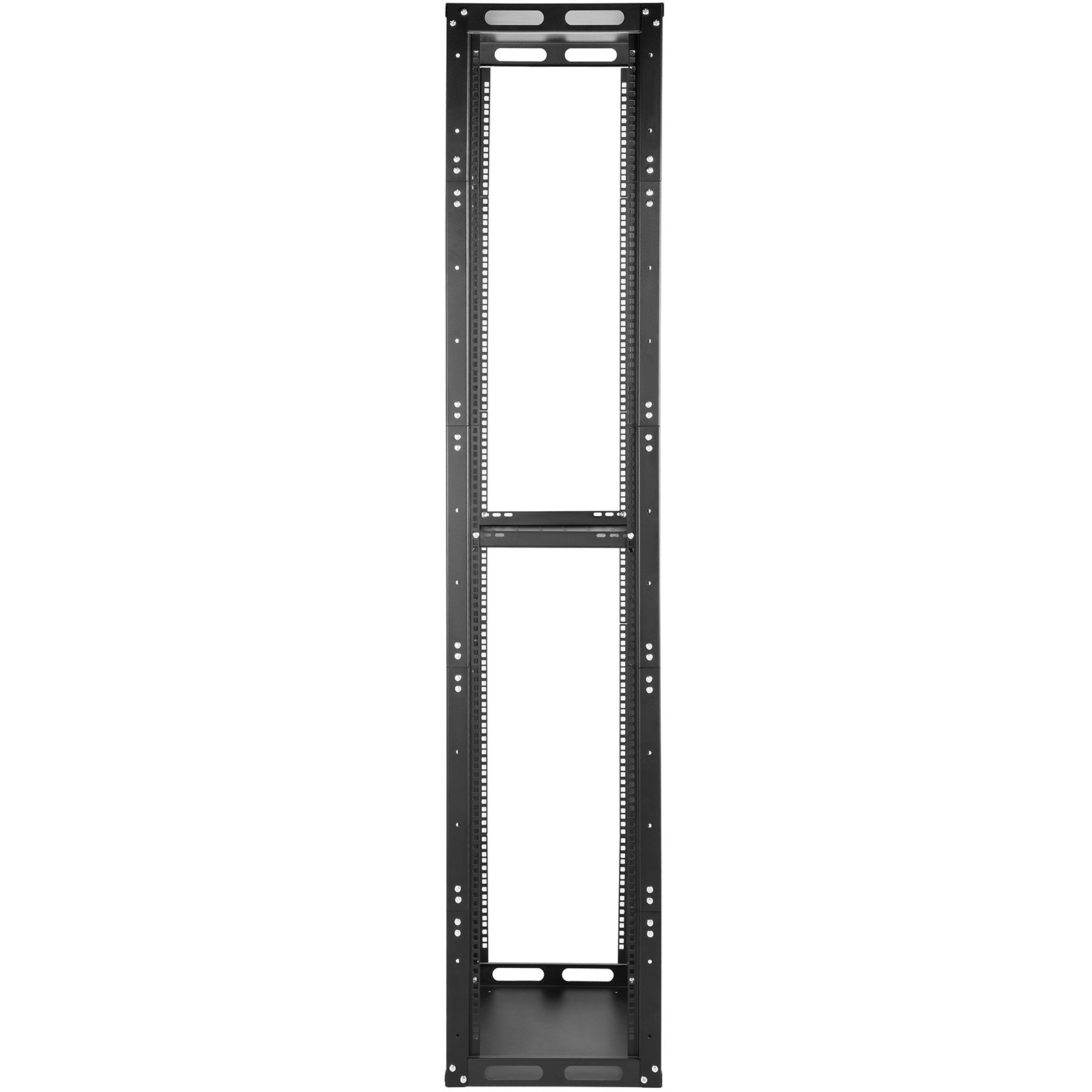 VEVOR Server Rack, 42U Open Frame Rack, 4-Post IT Server Network Relay ...